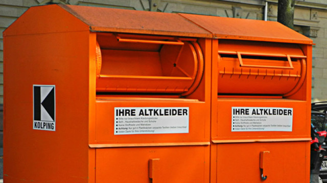 Fake clothing recycling bins in the UK - RECYCLING magazine