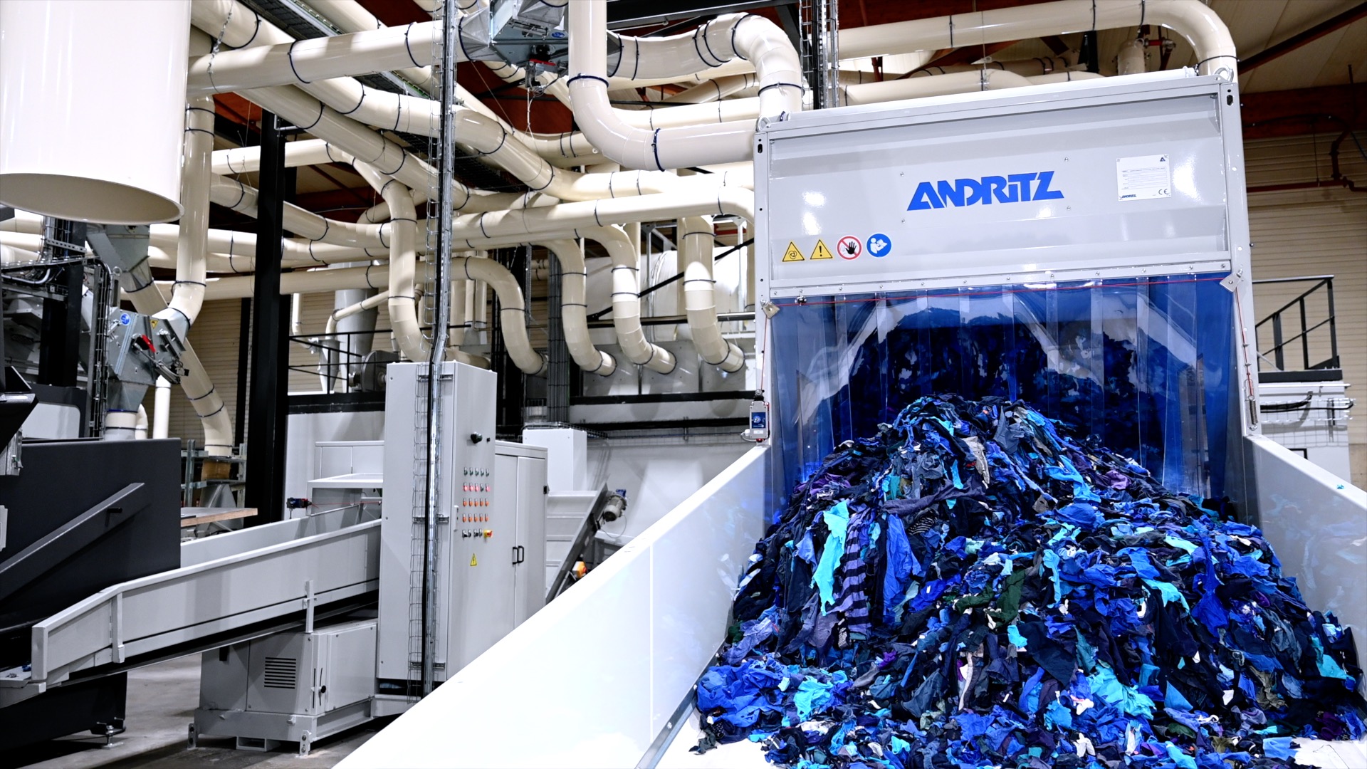 First automated textile waste sorting and recycling line in France ... First automated textile waste sorting and recycling line in France ...